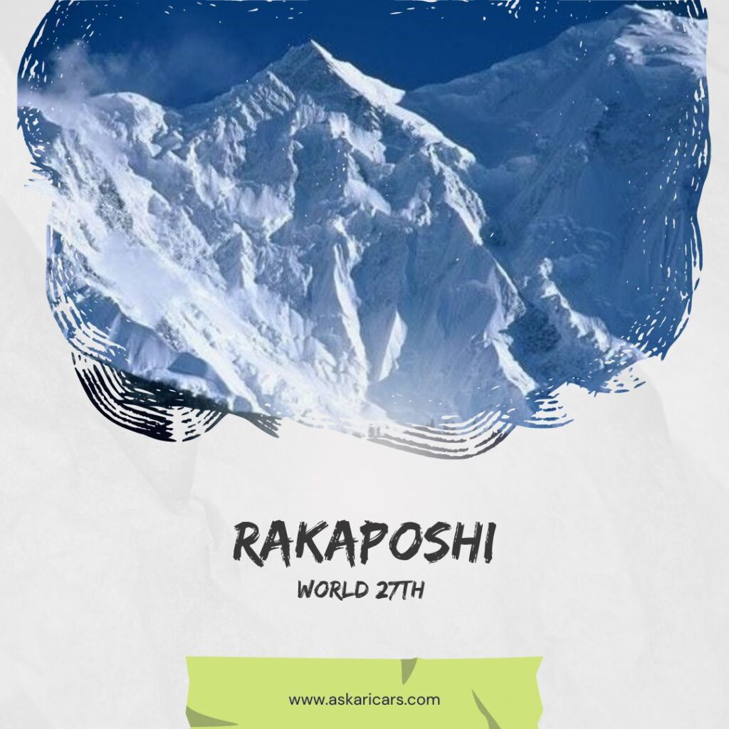 Rakaposhi mountain| The World 27th Highest mountain