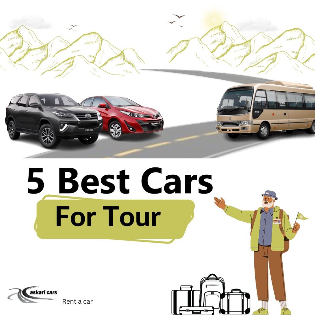 5 Best Cars for Family road trip to Northern areas of Pakistan